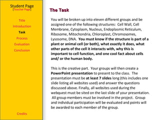 Webquest Cells | PPT