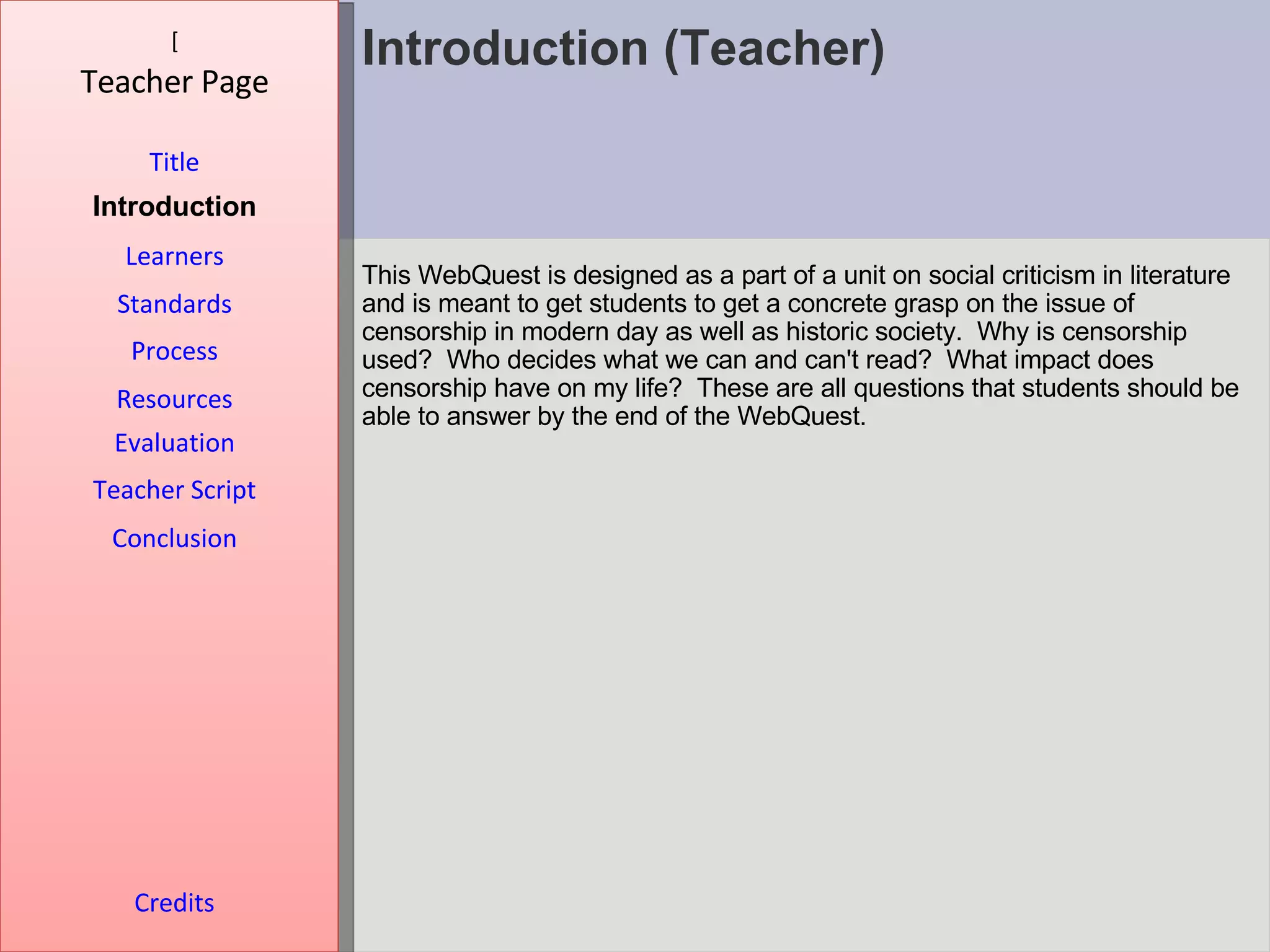 Fahrenheit 451 WebQuest | PPT