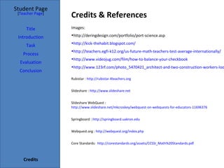 Mathematics WebQuest | PPT