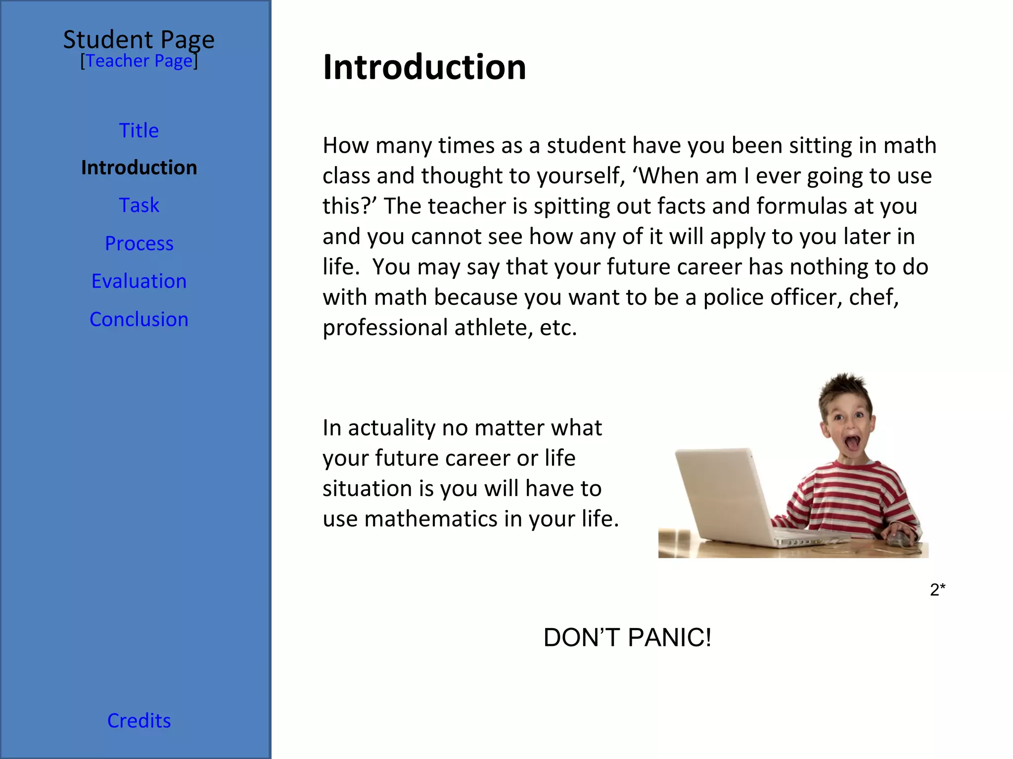Mathematics WebQuest | PPT