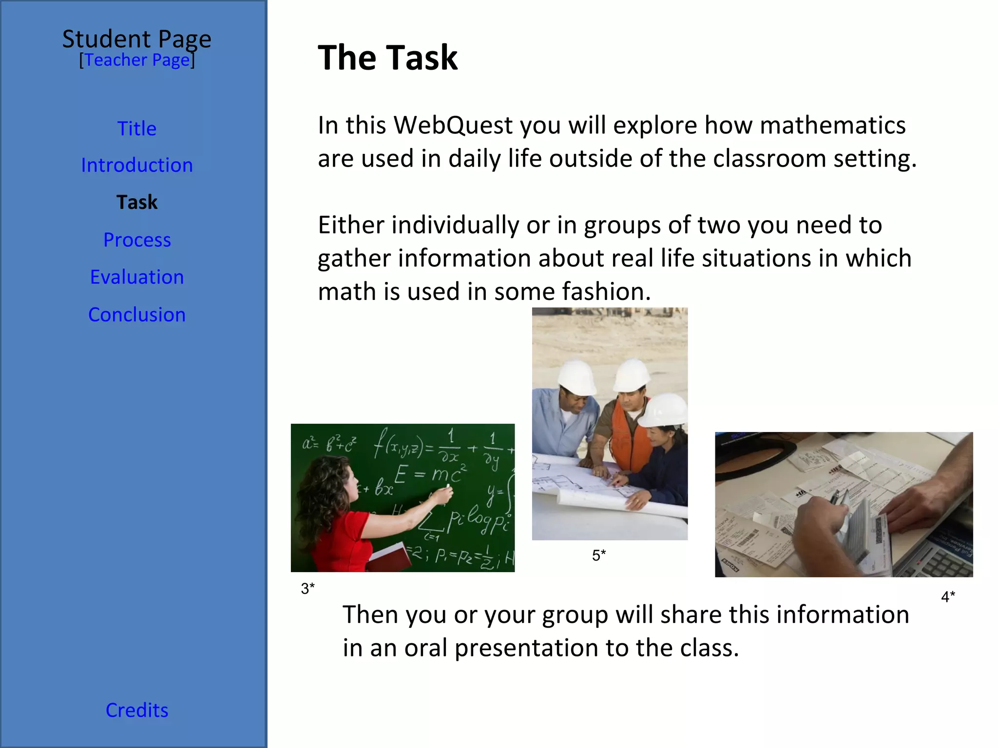 Mathematics WebQuest | PPT