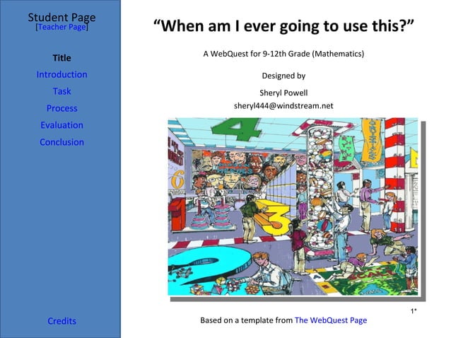 Mathematics WebQuest | PPT