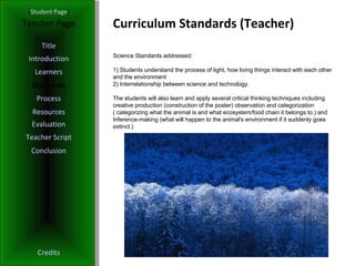 Webquest for endangered species | PPT | Environment | Science