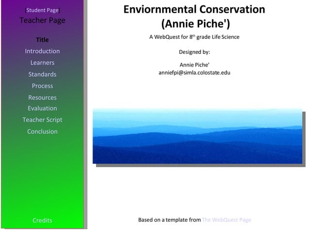 Webquest for endangered species | PPT | Environment | Science