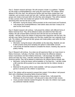 Web quest native americans | PDF