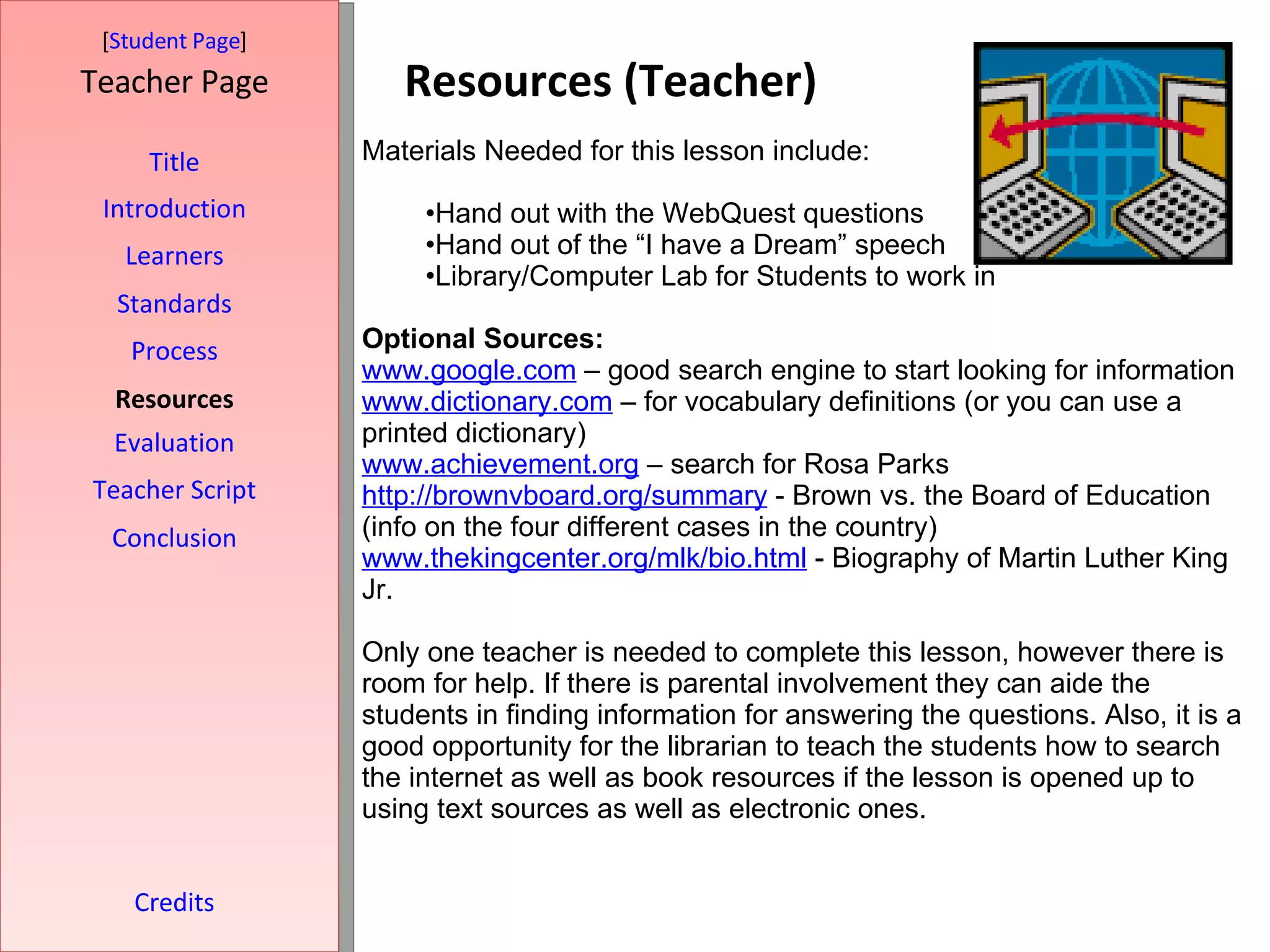 Special Assignment: Segregation WebQuest | PPT | Educational Assessment ...