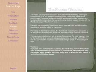 Webquest Powerpoint 2003 | PPT