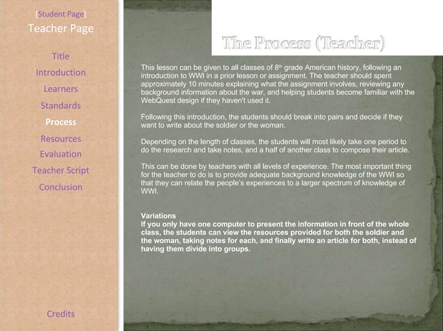 Webquest Powerpoint 2003 Ppt