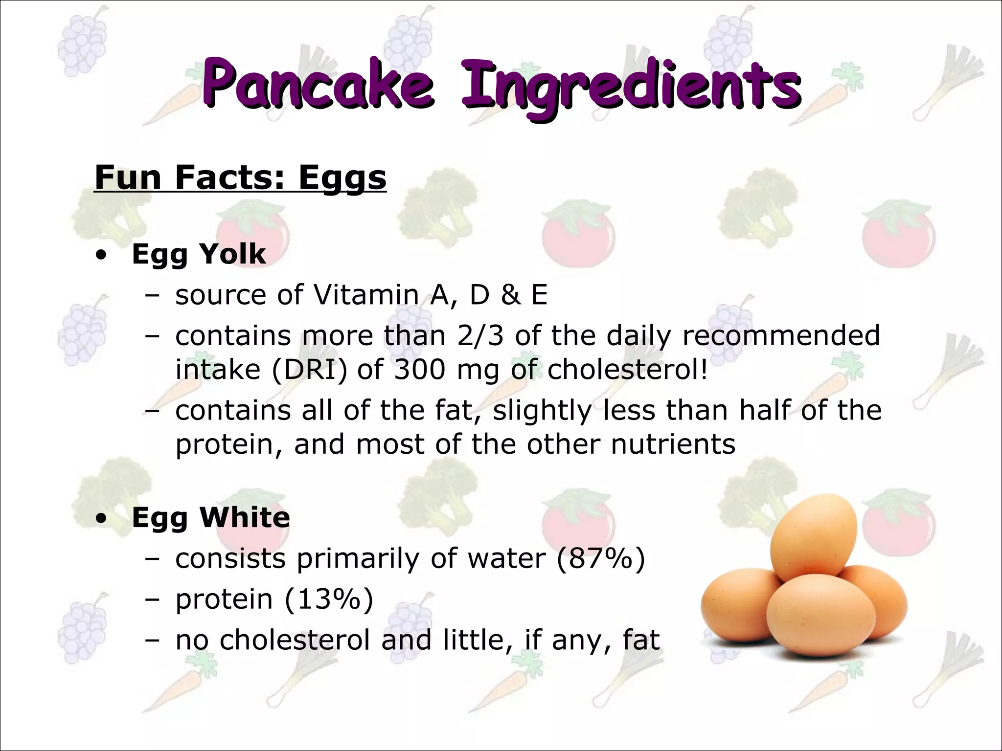 Student Presentation: Healthy Pancakes | PPT