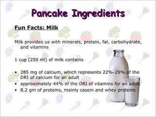Student Presentation: Healthy Pancakes | PPT