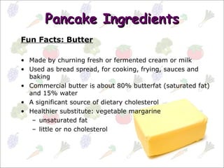 Student Presentation: Healthy Pancakes | PPT