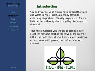 Recycling Webquest | PPT