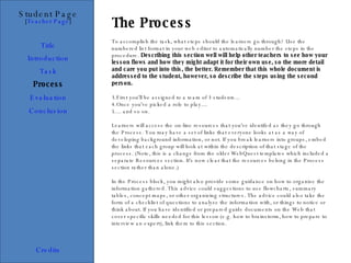 WebQuest Template | PPT