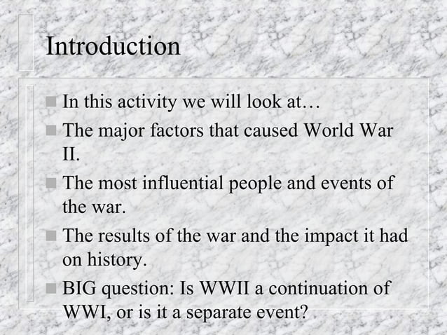 WebQuest WWII | PPT