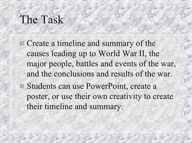 WebQuest WWII | PPT
