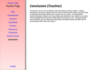 Poetry WebQuest | PPT