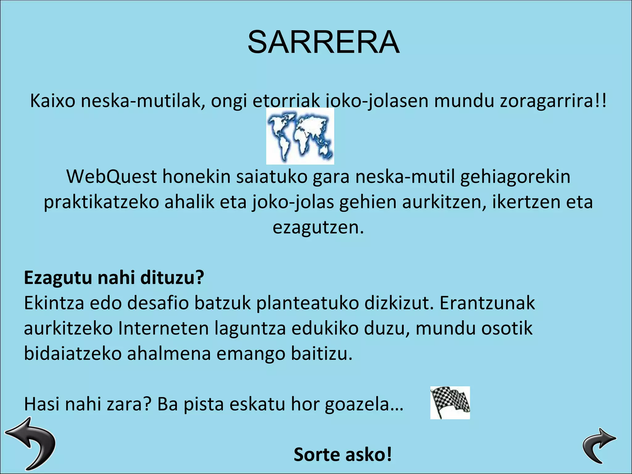 Munduko Jolasak | PPT