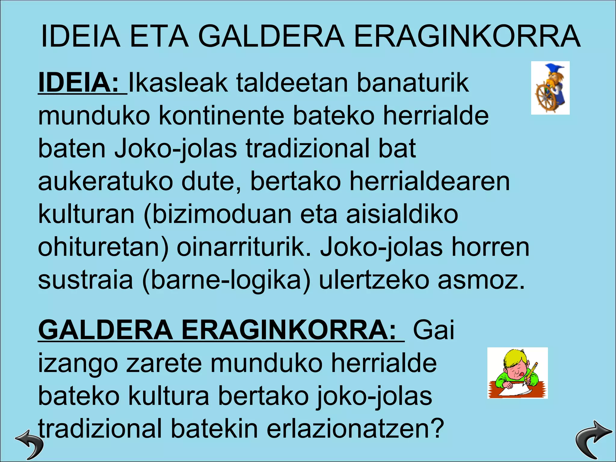 Munduko Jolasak | PPT