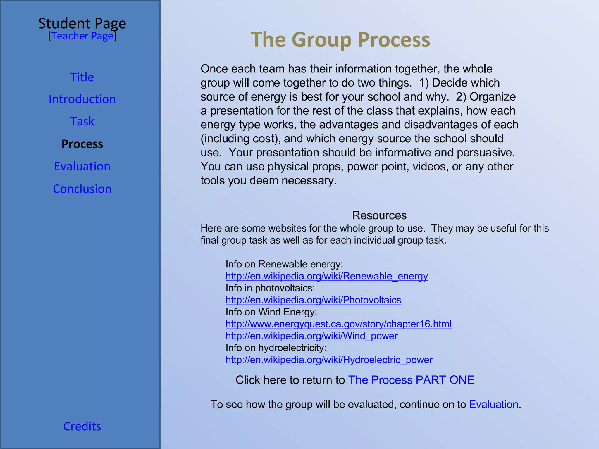 Renewable Energy Webquest | PPT | Power and Energy Industry | Industries