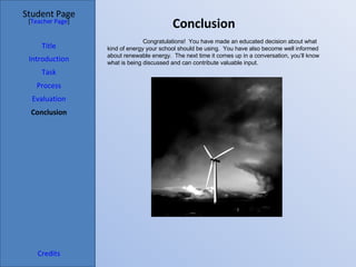 Renewable Energy Webquest | PPT