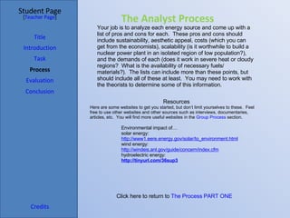 Renewable Energy WebQuest | PPT