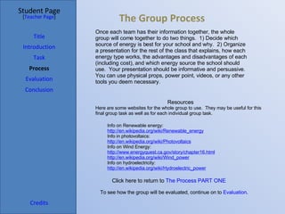 Renewable Energy WebQuest | PPT