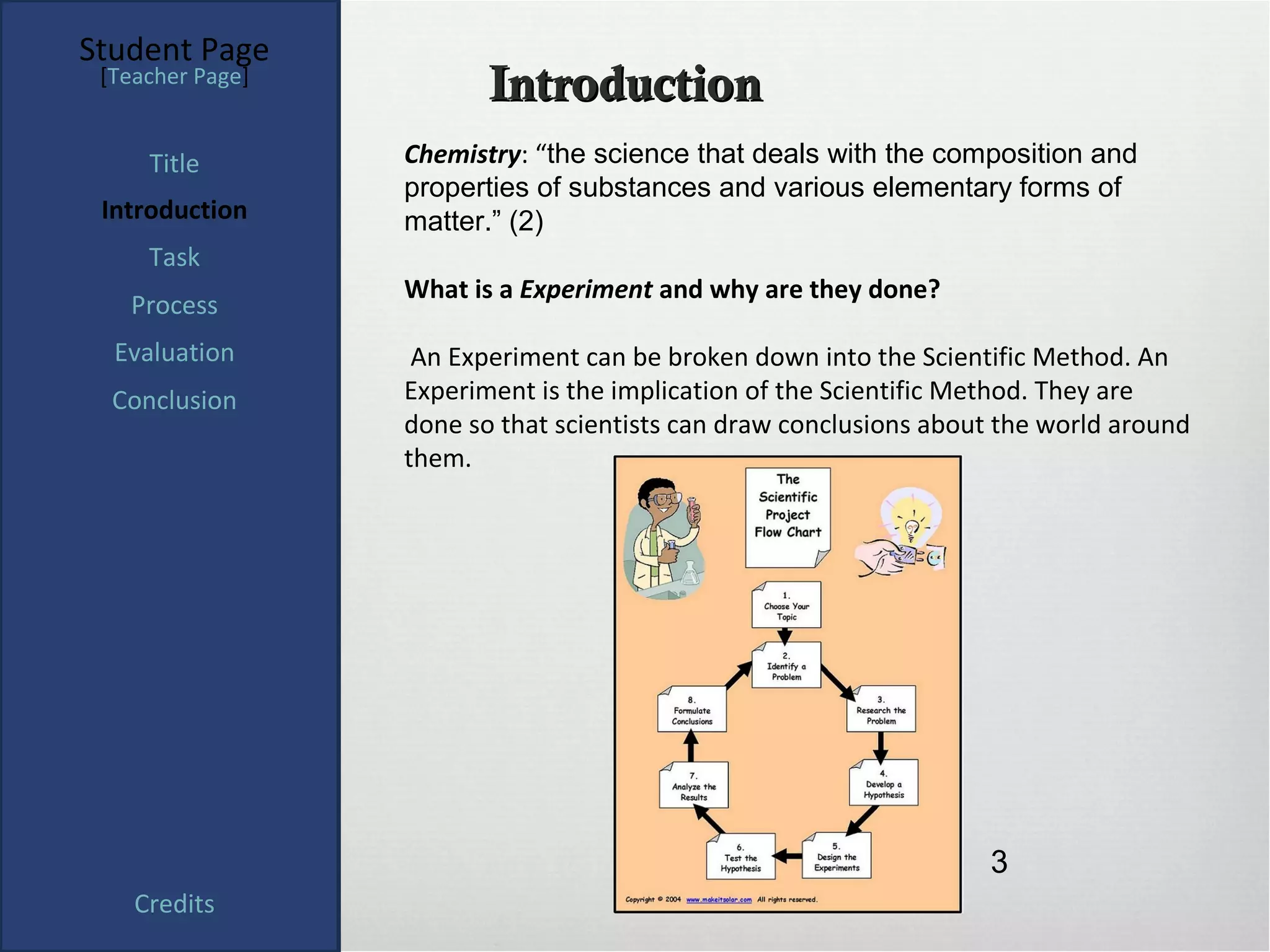 Webquest: Science Experiment | PPT | Chemistry | Science