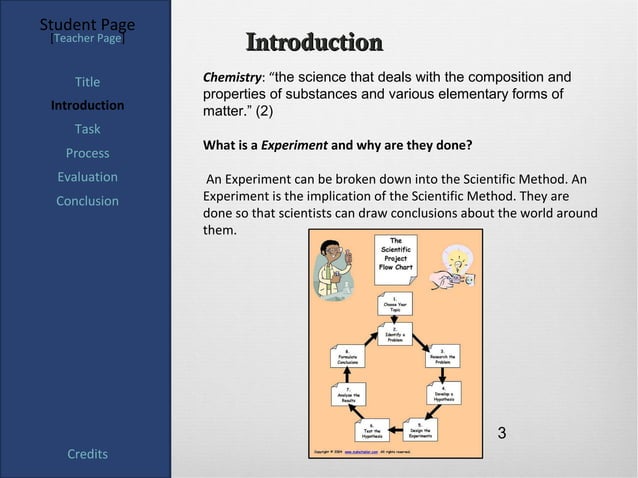 Webquest: Science Experiment | PPT | Chemistry | Science