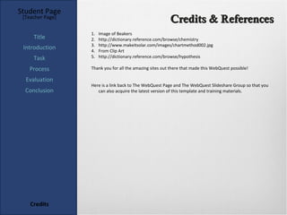 Webquest: Science Experiment | PPT | Chemistry | Science