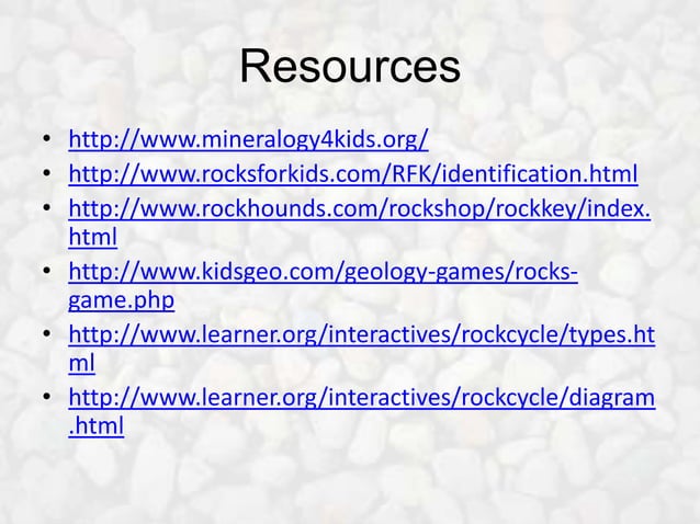 Webquest 4th grade really rocks online version | PPT