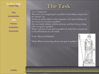 Greek Mythology Webquest | PPT