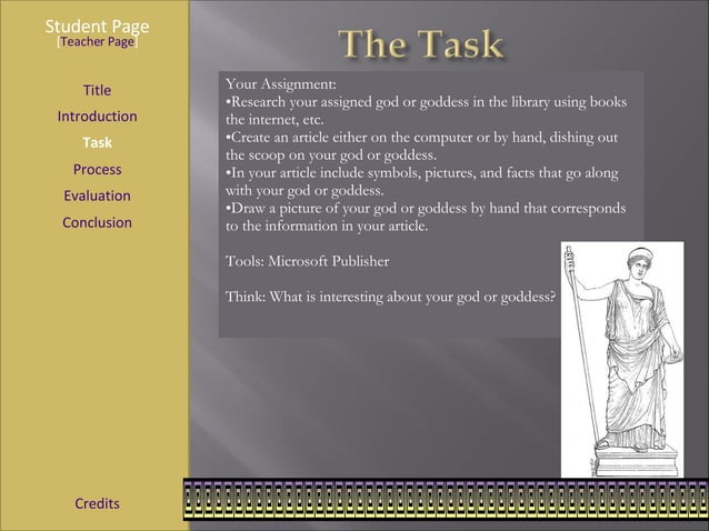 Greek Mythology Webquest | PPT
