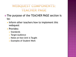 Webquest Introduction | PPTX