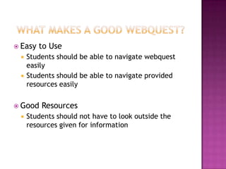 Webquest Introduction | PPTX | Internet for Beginners | Internet