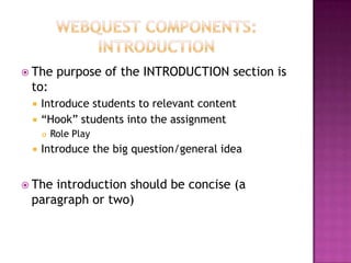 Webquest Introduction | PPTX | Internet for Beginners | Internet
