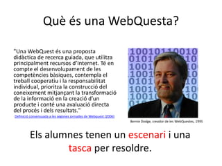 Webquesta o tasques | PPT