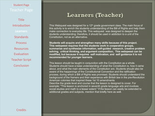 Webquest Bill Of Rights | PPT