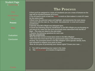 Webquest Bill Of Rights | PPT