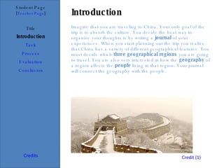 Geography of China Web Quest | PPT