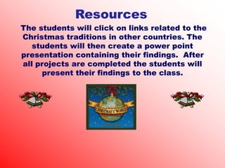 Webquest christmas around the world | PPT