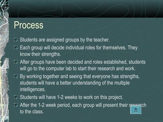 Webquest Multiple Intelligences | PPT