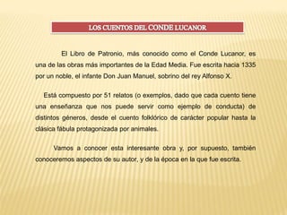 Webquest El Conde Lucanor | PPSX