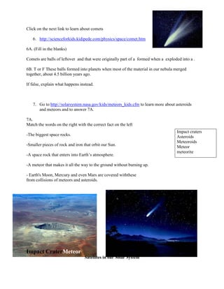 Webquestfinal | DOCX | Geography | Science