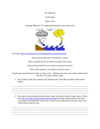 Webquest final | DOCX | Chemistry | Science