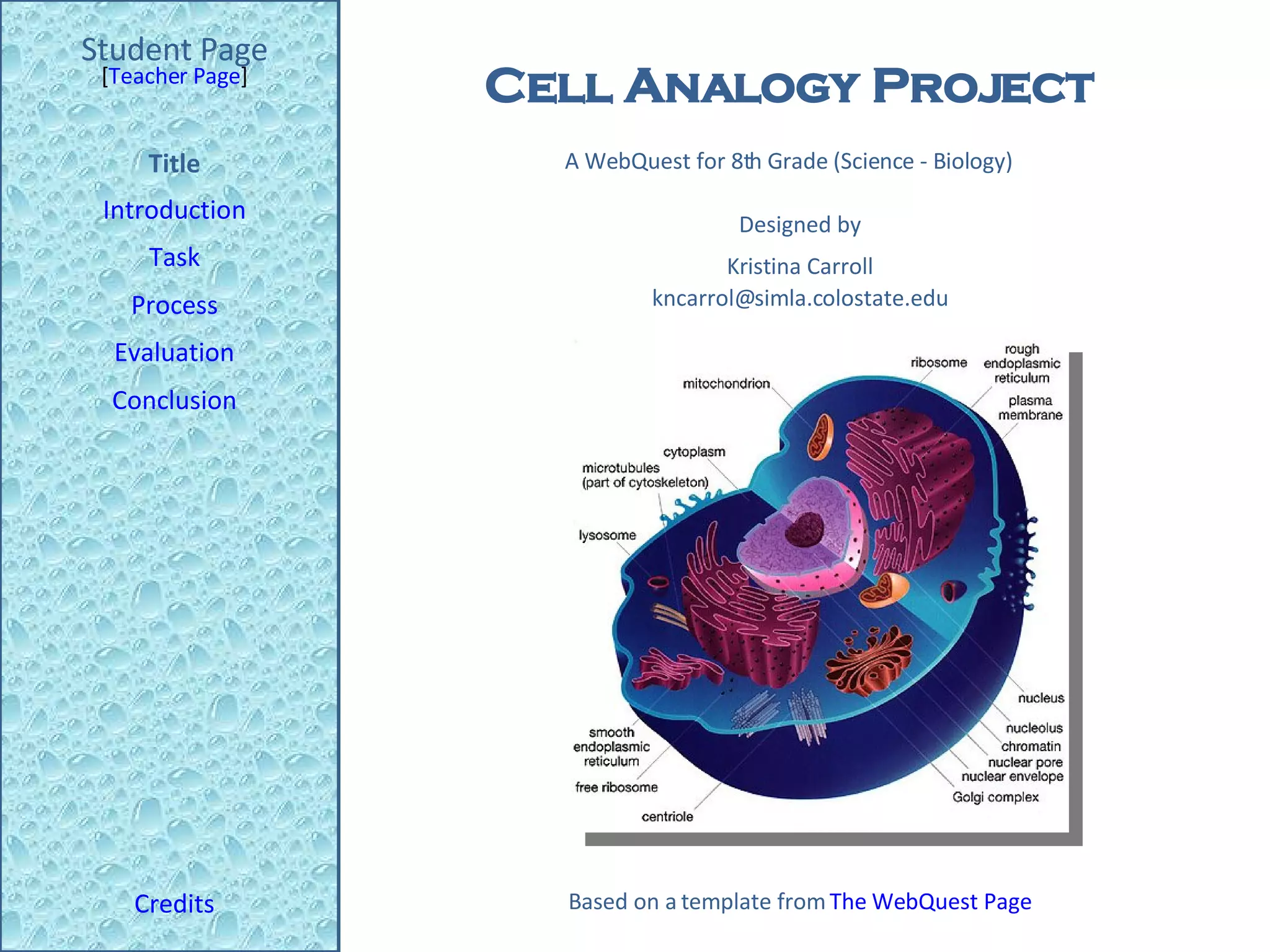 Cell Analogy Project | PPT | Free Download