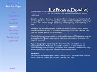 Webquest for kindergarten reading | PPT | Educational Assessment ...