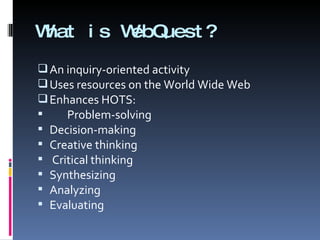 WebQuest for zunal.com