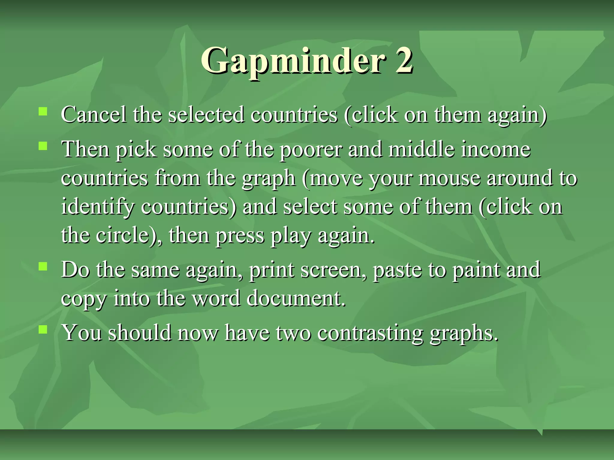 Webquest Development Gap | PPT