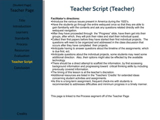 331 Webquest: The Great Gatsby | PPT