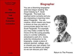 331 Webquest: The Great Gatsby | PPT